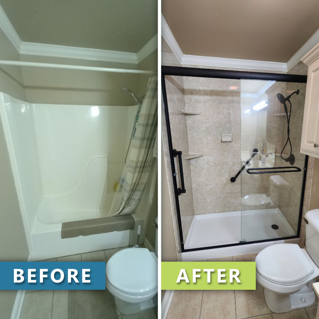 Bathroom Remodel Before and After Pictures | Bath Makeover of Arkansas